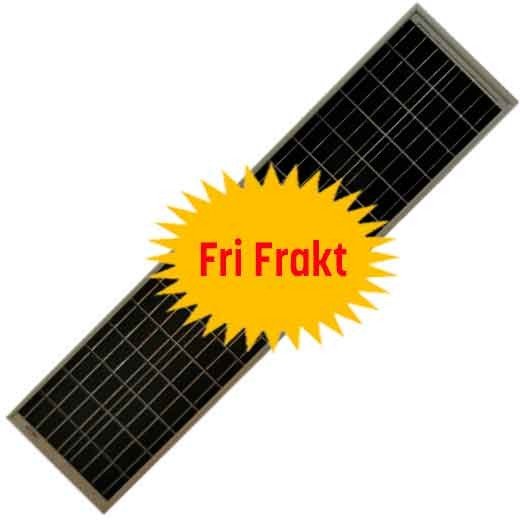 Smala solcellspaneler för trånga utrymmen
